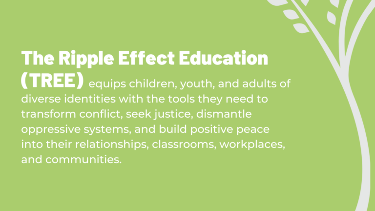 The Ripple Effect Education – A holistic approach to conflict resolution